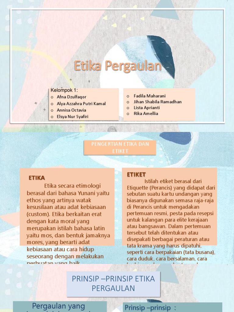 Etika Pergaulan | PDF