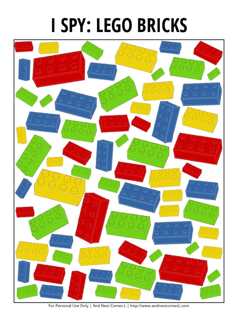 I Spy Lego Bricks 1 | PDF