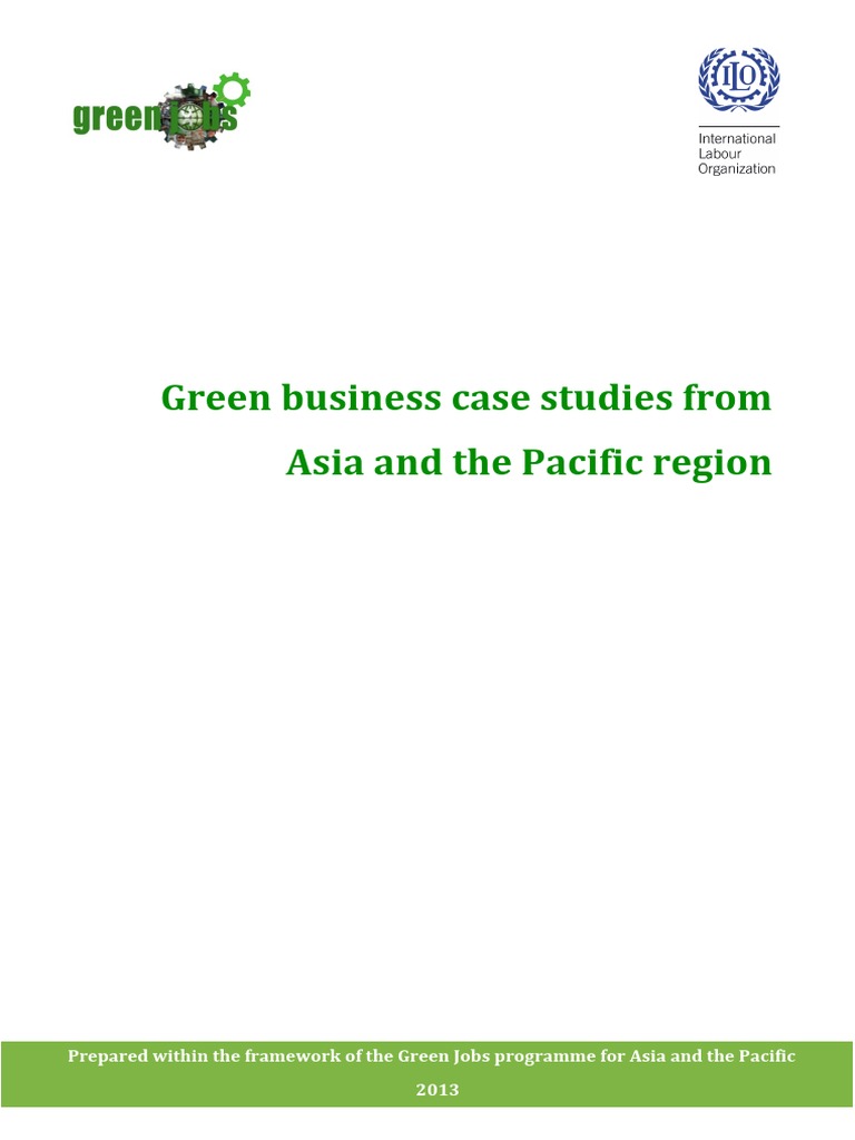 Green Business Case Studies AP - ILO 2013 | Download Free PDF ...