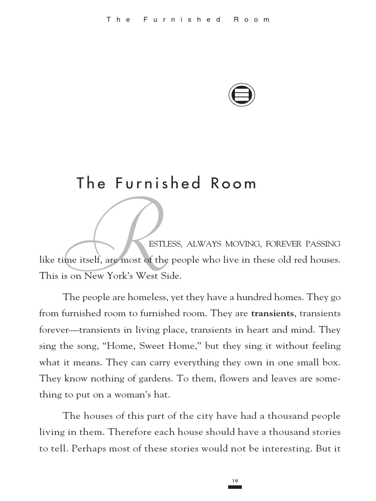 4-The Furnished Room | PDF