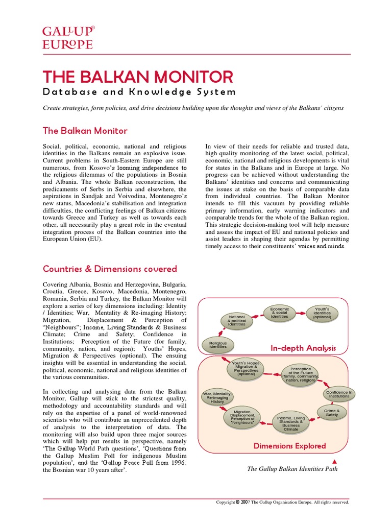 The Balkan Monitor | PDF | Balkans | European Union