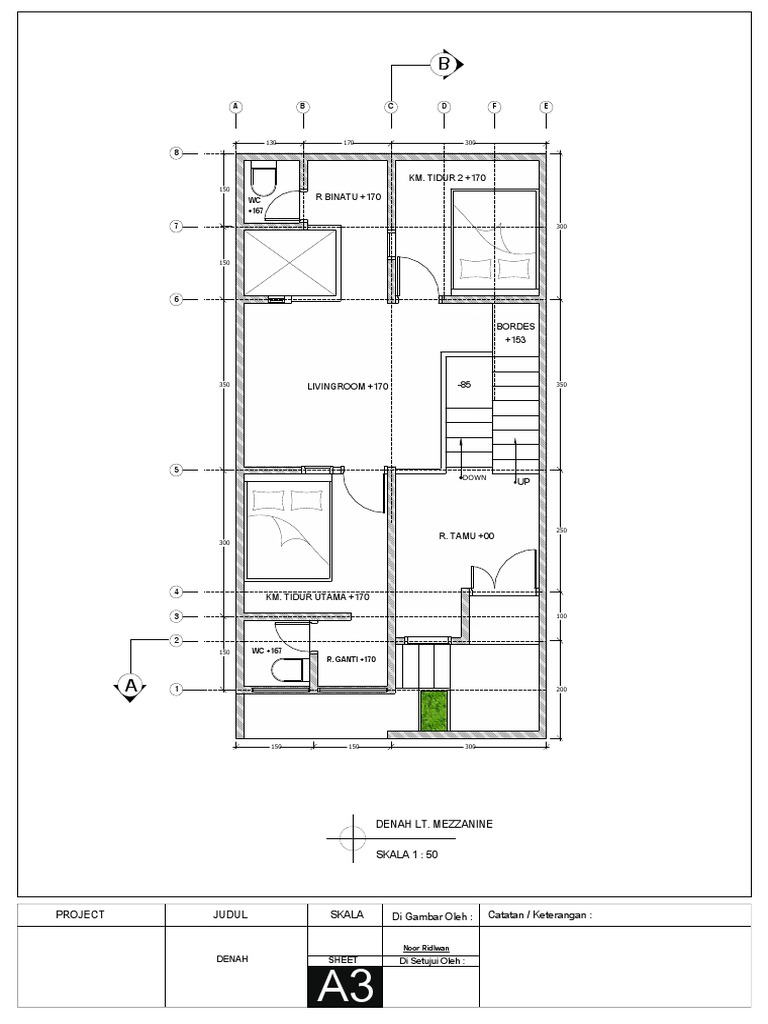 Denah LT Mezzanine 2 PDF | PDF