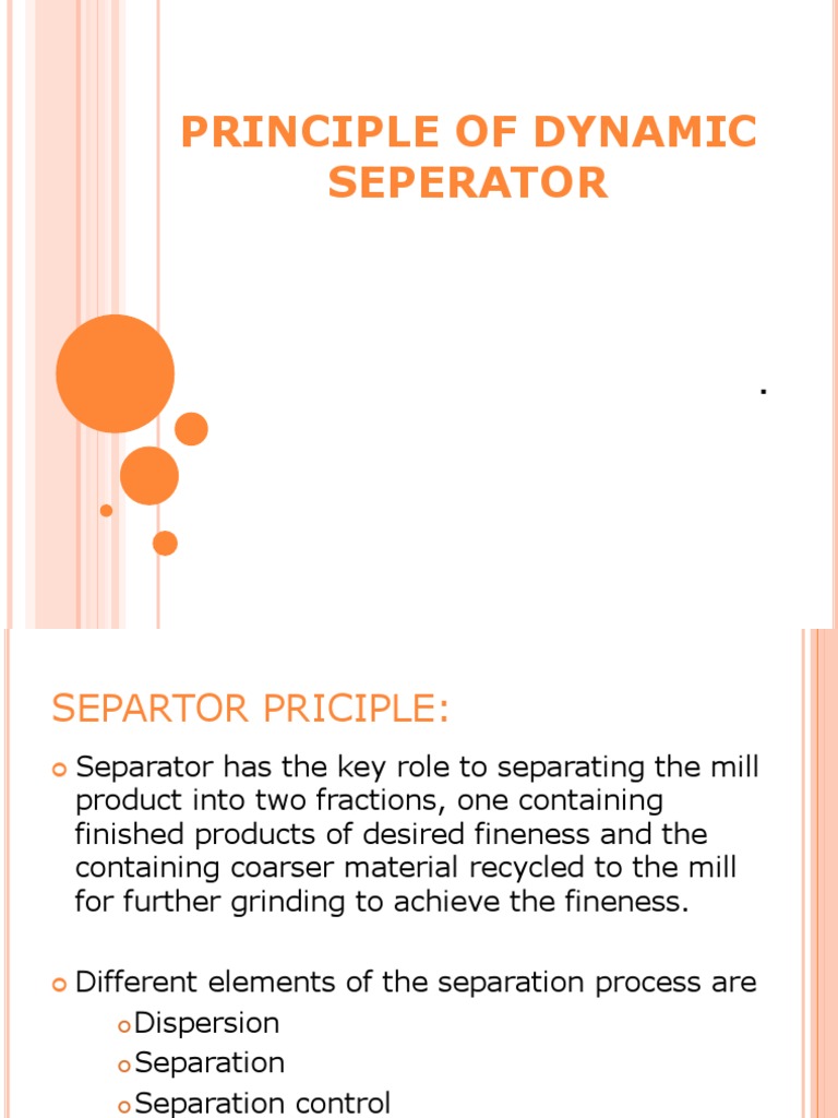 Dynamic Separator Karthi | PDF | Mill (Grinding) | Force