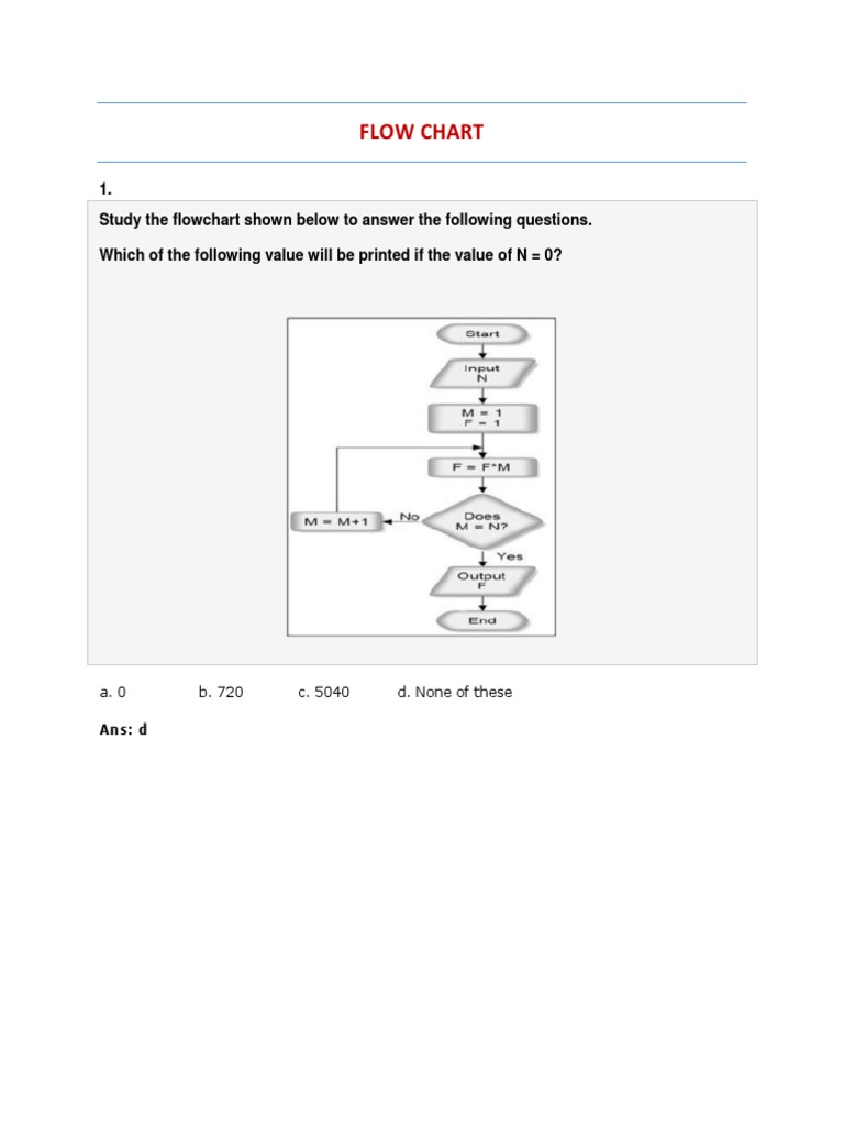 Flow Chart | Download Free PDF | Control Flow | Computer Programming