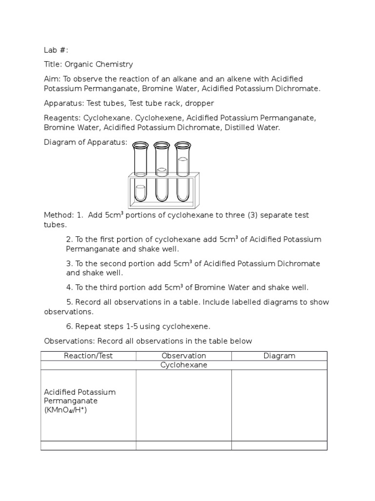 Chemistry Lab | PDF