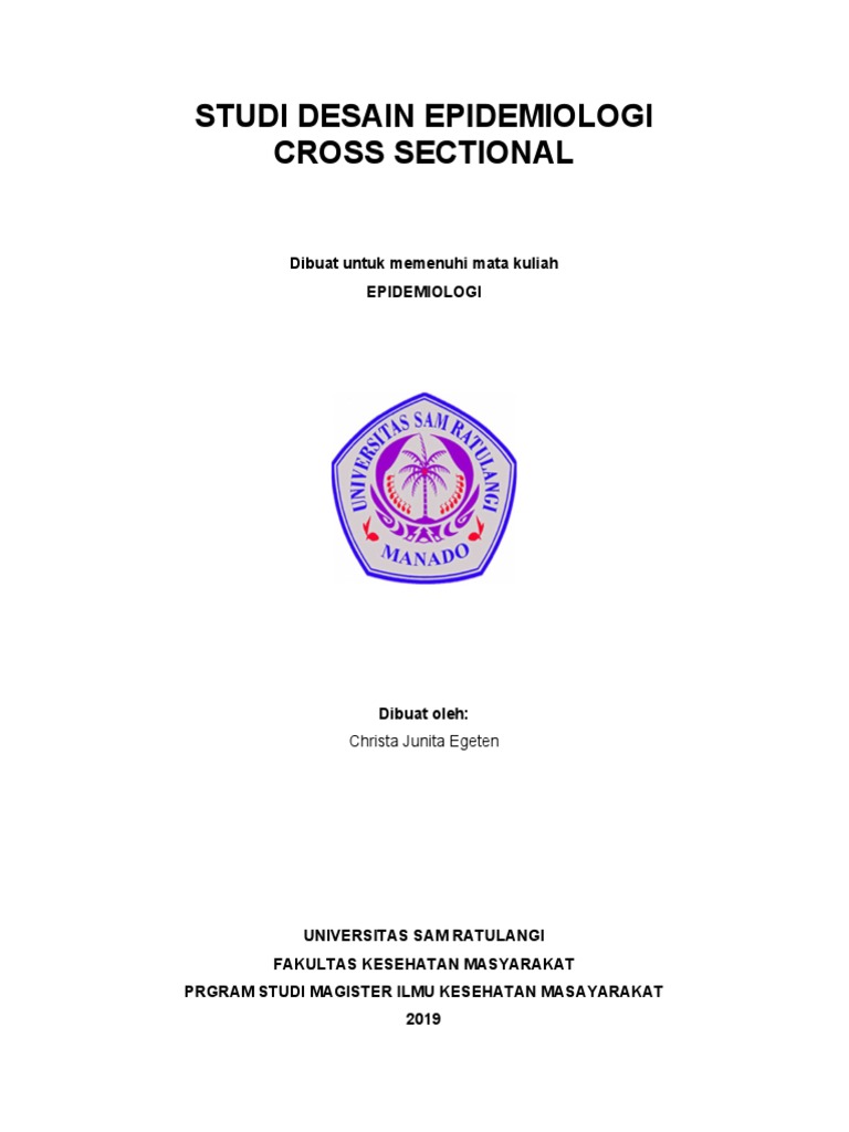 Makalah Studi Cross Sectional Pdf