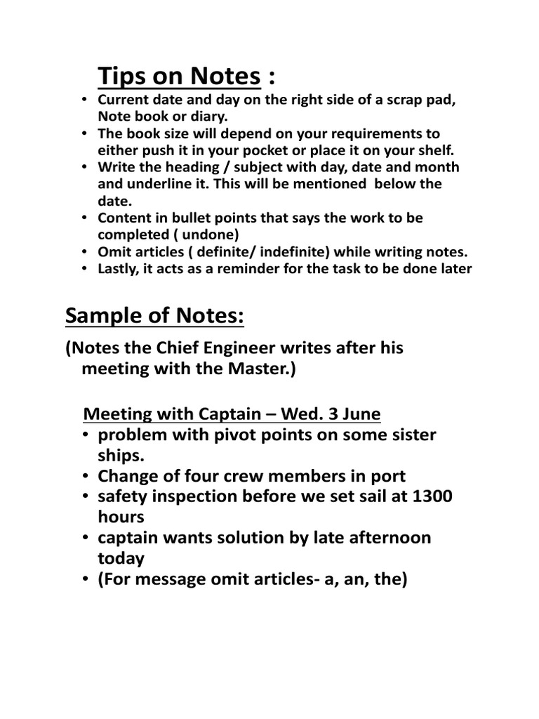 Notes | PDF | Ships | Water Transport