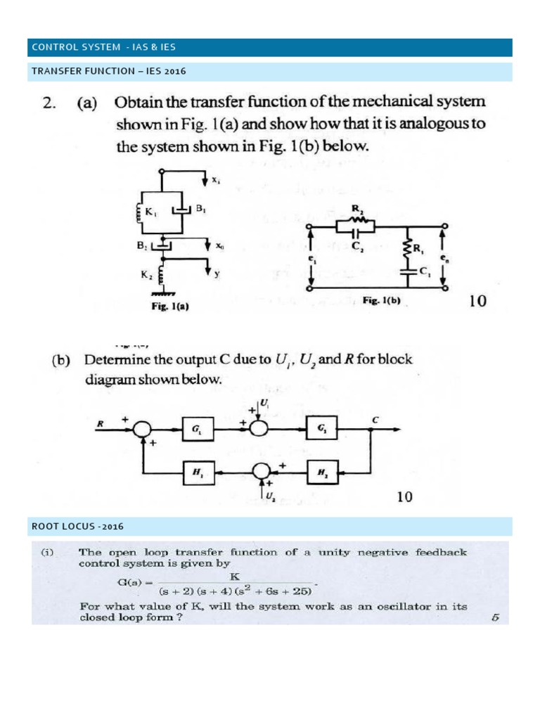 An Analysis of Control Systems Concepts Covered in Various Engineering ...