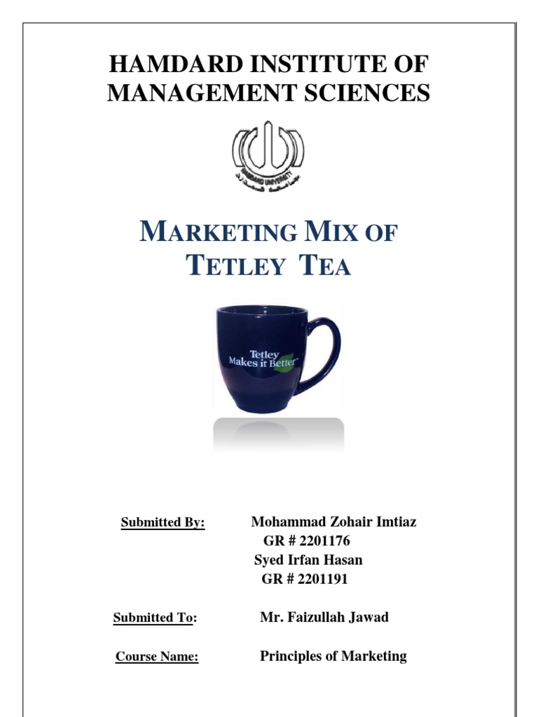 Report - Marketing Mix of Tetley Clover Final | PDF | Tea | Smuggling