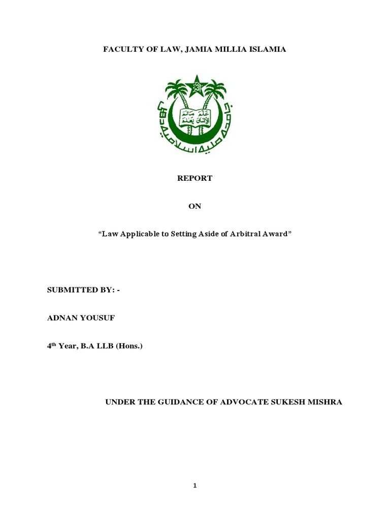 Alternate Law | PDF | Arbitration | Arbitral Tribunal