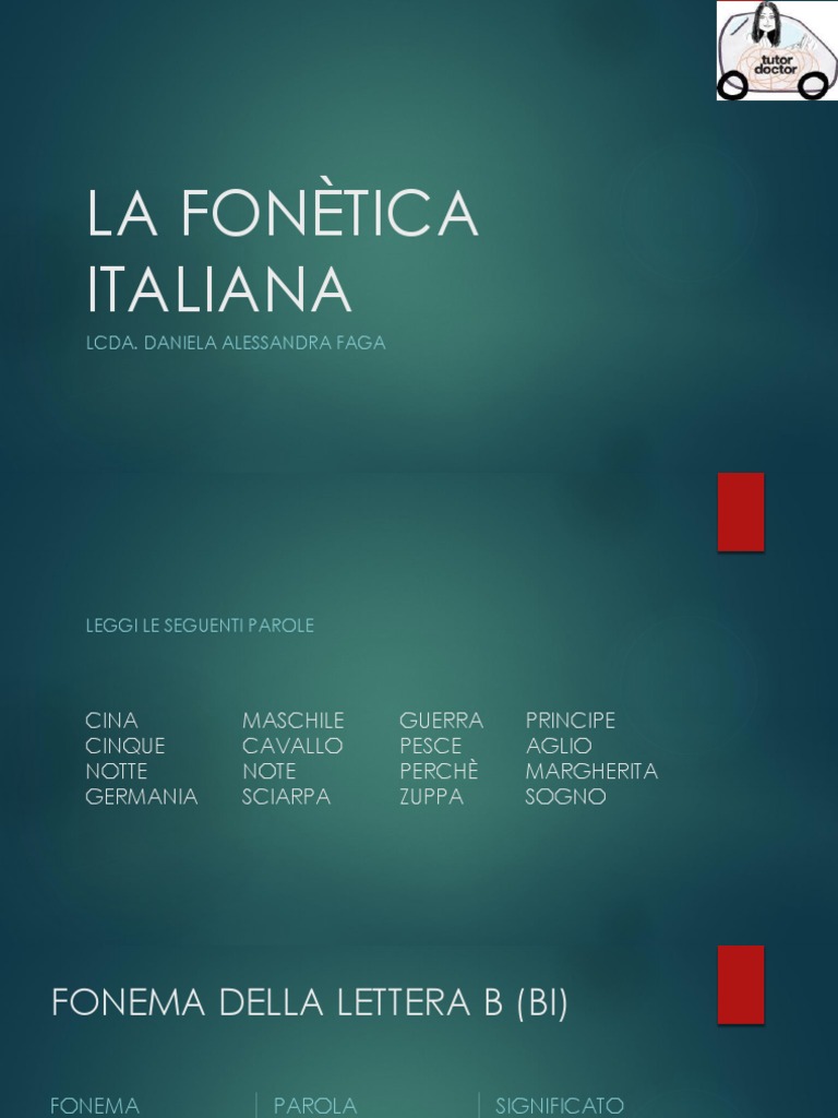 La Fonètica Italiana | PDF