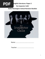 An Inspector Calls Act 1 Annotations | PDF