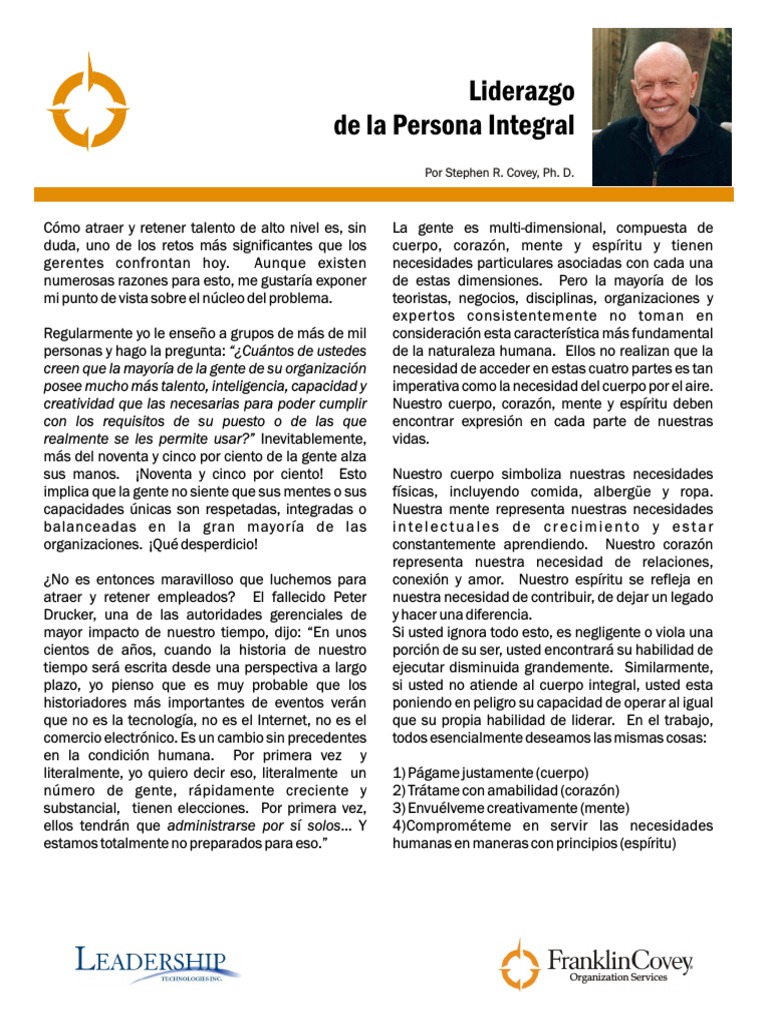 La Persona Integral PDF | PDF | Mente | Alma