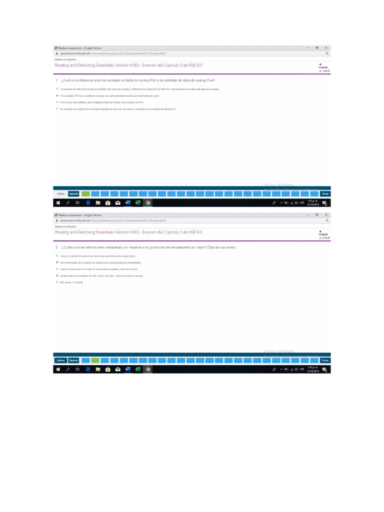 Routing and Switching Essentials (Versión 6.0) - Examen Del Capítulo 3 ...
