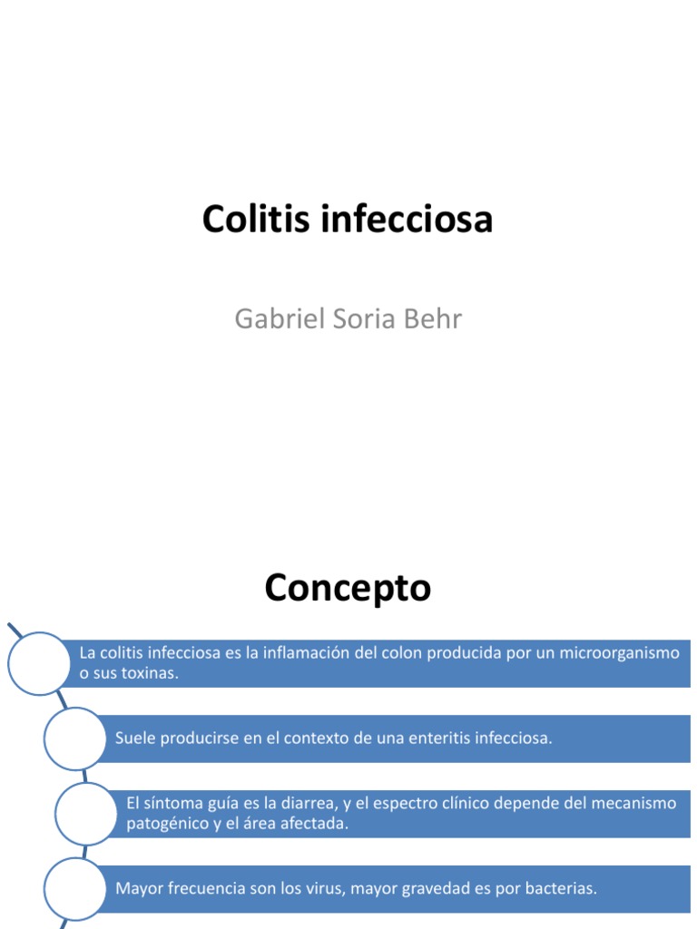 Colitis Infecciosa | PDF | Diarrea | Escherichia coli