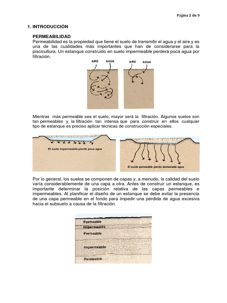 Permeabilidad Carga Constante y Variable | PDF | Permeabilidad ...
