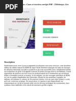 Formulaire RDM | PDF