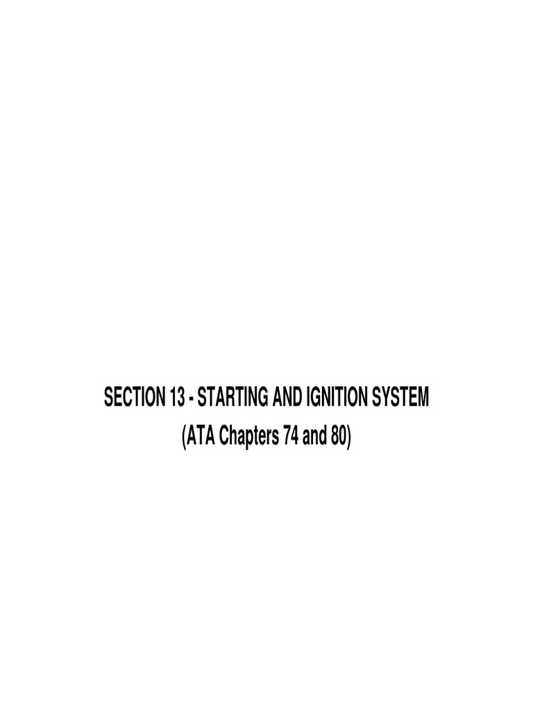 13 - CH74,80 - Starting & Ignition System | PDF | Ignition System ...