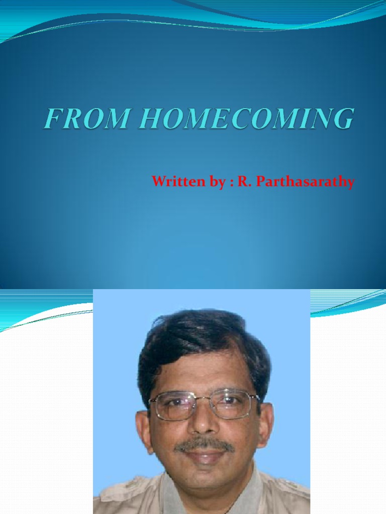 Written By: R. Parthasarathy | PDF | Poetry