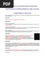 5 Reference Letter Format - Chefs | PDF | Chef | Hobbies