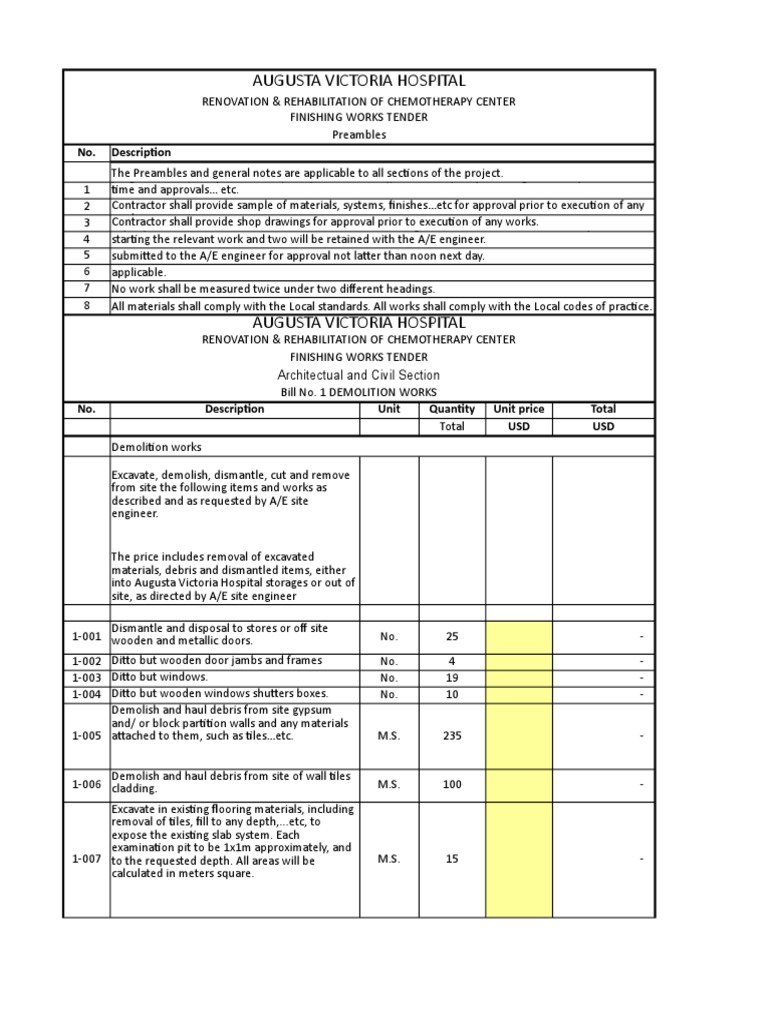 Unpriced BOQ | PDF | Electrical Wiring | Door
