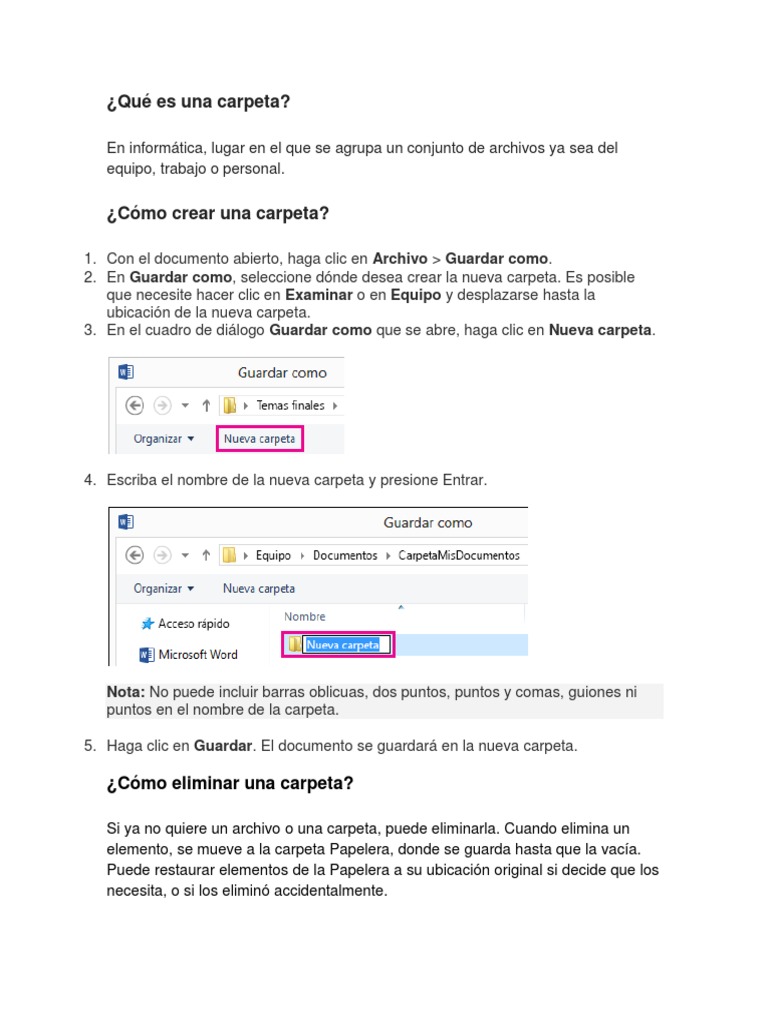 Qué Es Una Carpeta INFORMATICA | PDF | Software del sistema | Informática