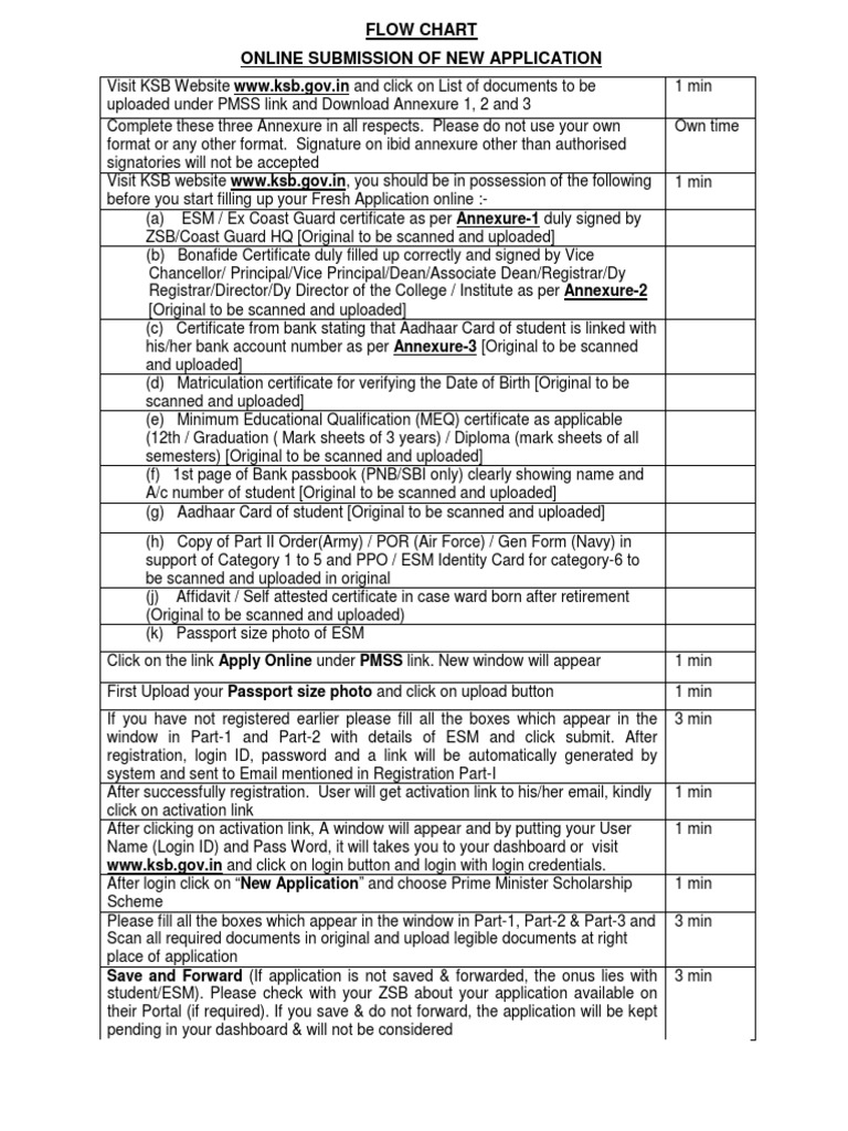 Online Application Guide for PMSS | PDF | Identity Document | Login