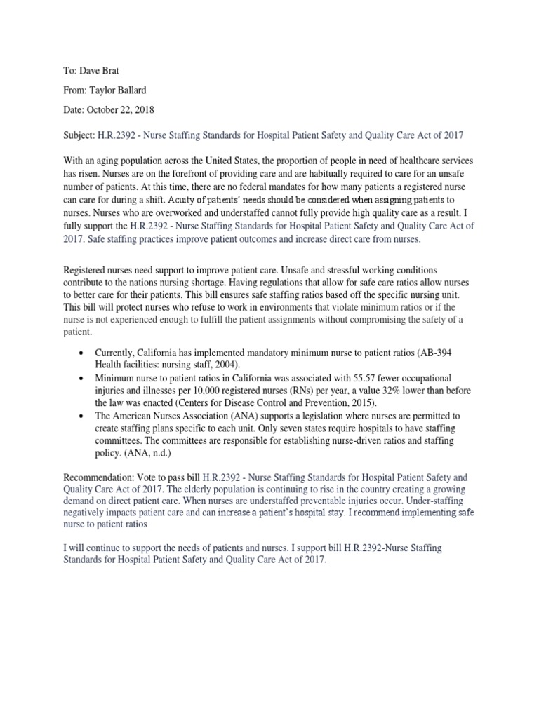 Advocacy Paper | PDF | Nursing | Patient Safety