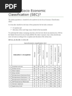 Understanding SEC Classification in India | PDF | Marketing | Economies