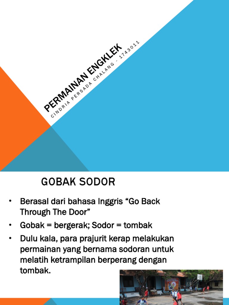 Permainan Gobak Sodor | PDF