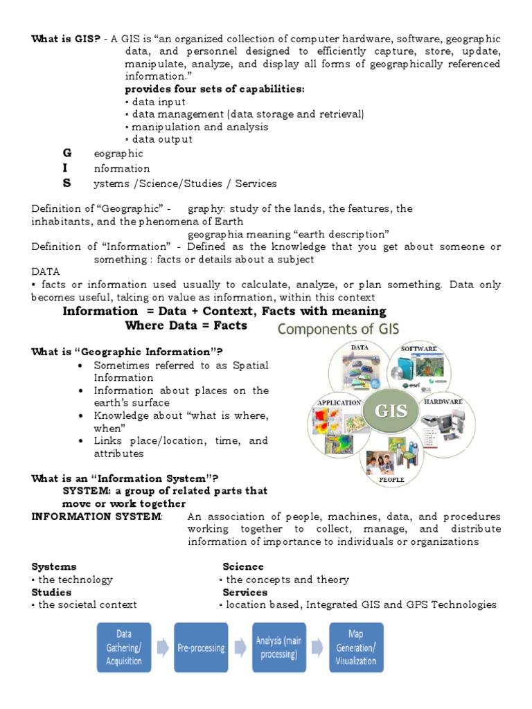 What Is GIS Review | PDF | Spatial Analysis | Geographic Information System