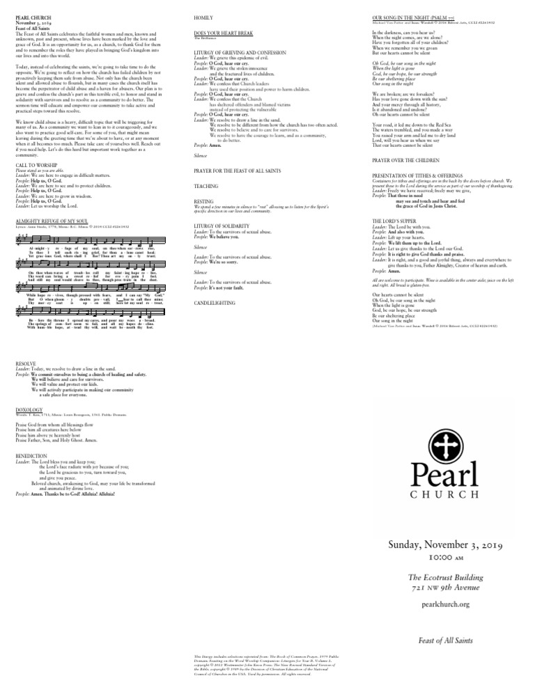 Feast of All Saints Liturgy | PDF | Saint | God