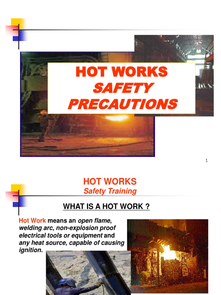 Hot Works Safety Training | PDF | Personal Protective Equipment | Welding