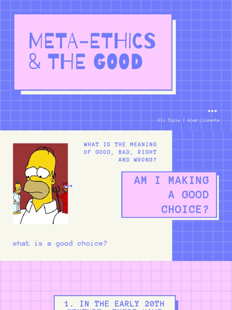 Understanding Meta-Ethics and Morality | PDF | Philosophy | Science ...