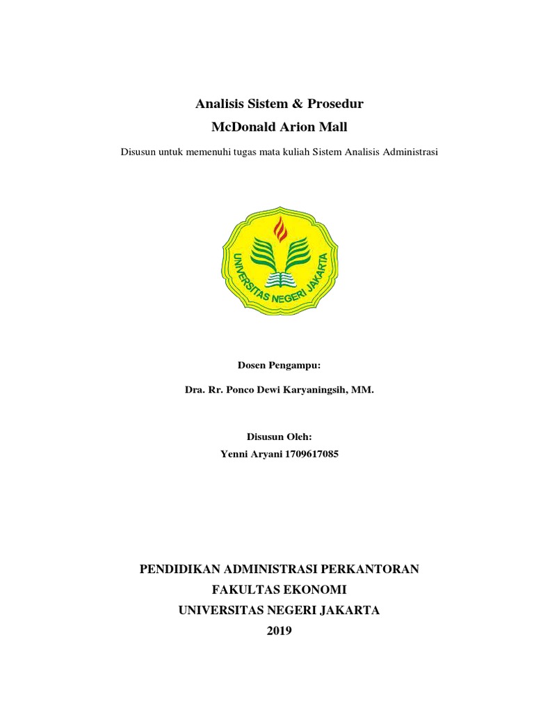 Sistem Analisis Administrasi | PDF