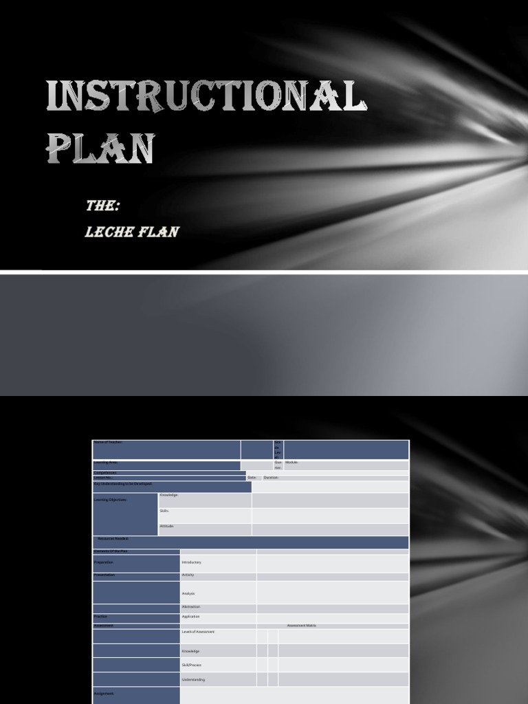 Instructional Plan | PDF | Neuropsychological Assessment | Epistemology