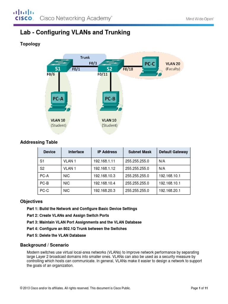 Vlan Trunking | PDF | Network Switch | Computer Network