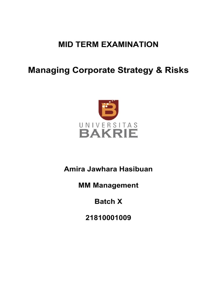 UTS Strategic Management | PDF | Strategic Management | Sustainability