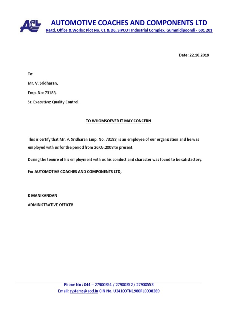 Offer Letter | PDF