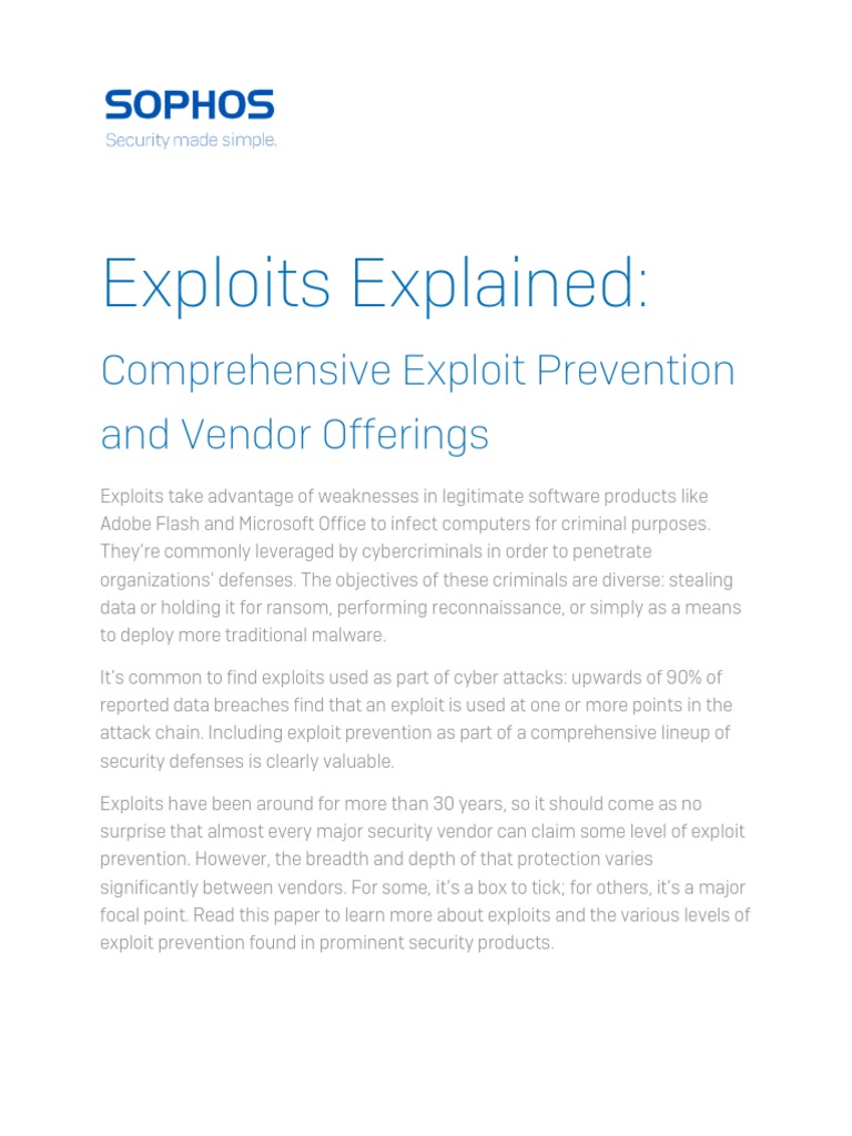 Exploits Explained Whitepaper TRAPS | PDF | Malware | Library (Computing)