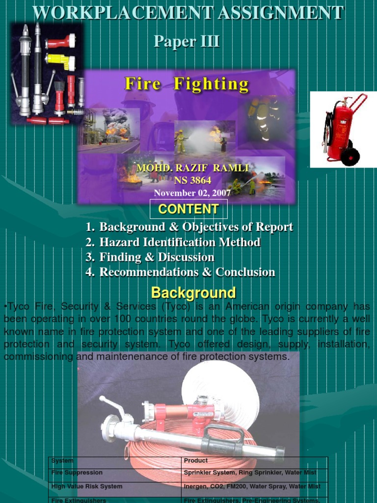 Presentation Sho 02.11.07 | PDF | Firefighting | Fire Sprinkler System