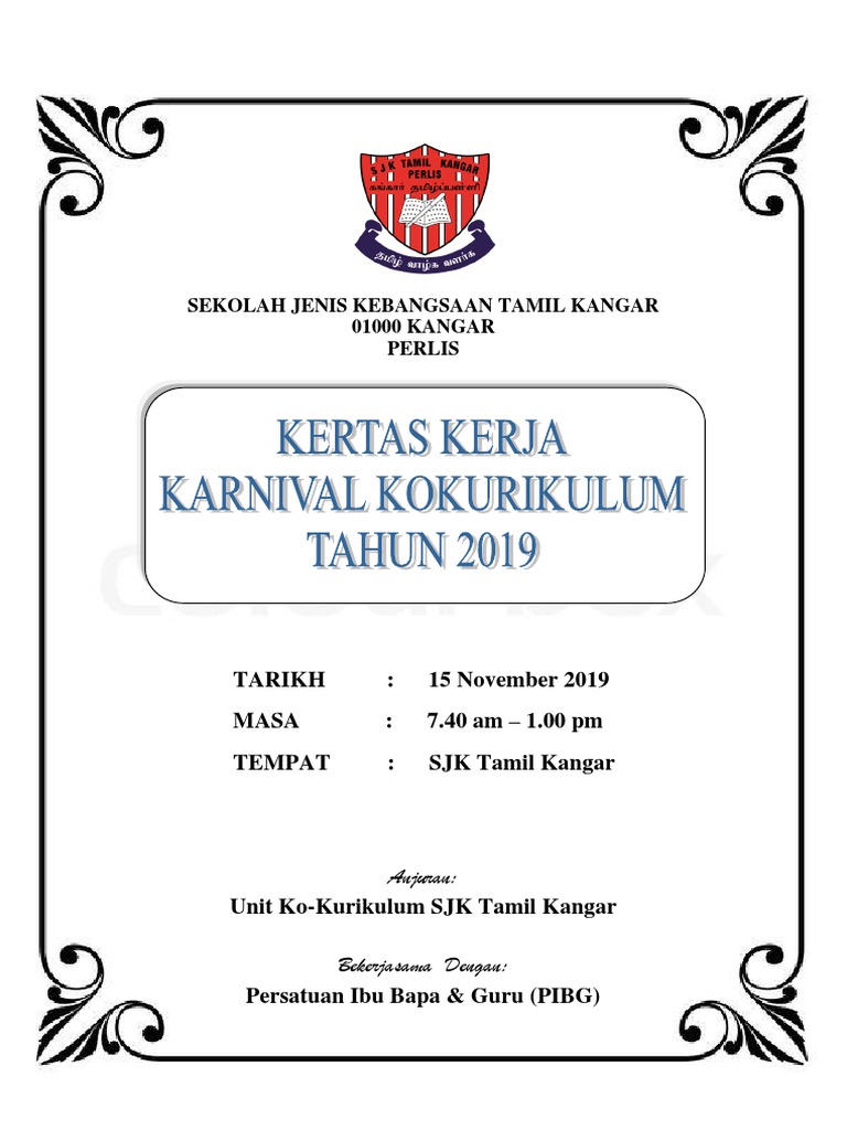 Kertas Kerja Hari Kokurikulum | PDF