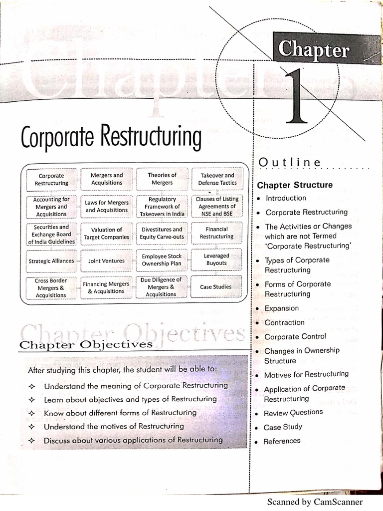 Corporate Restructuring | PDF
