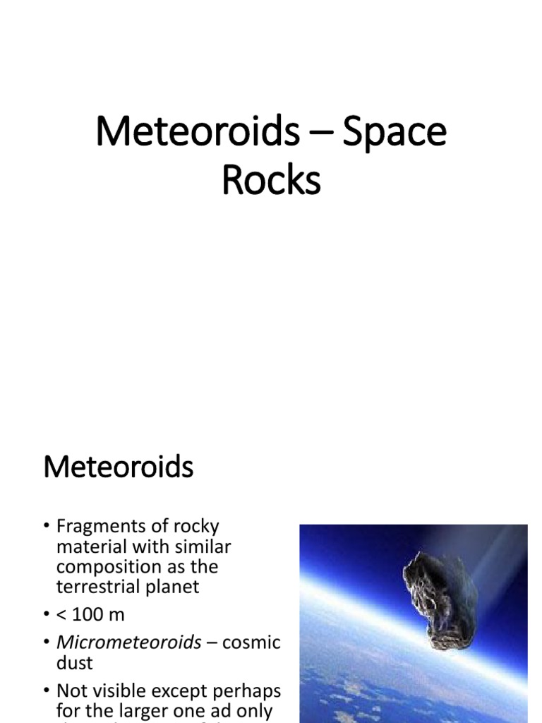 Understanding Meteoroids and Meteorites | PDF | Science & Mathematics
