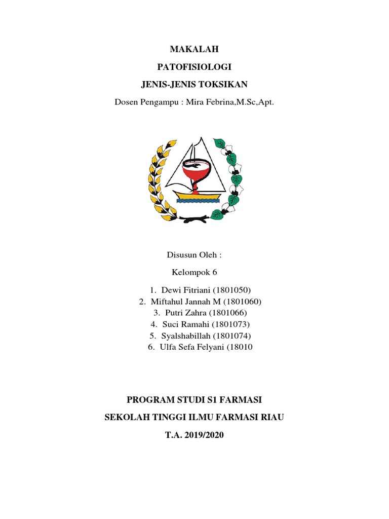 Jenis-Jenis Toksikan | PDF | Sains & Matematika