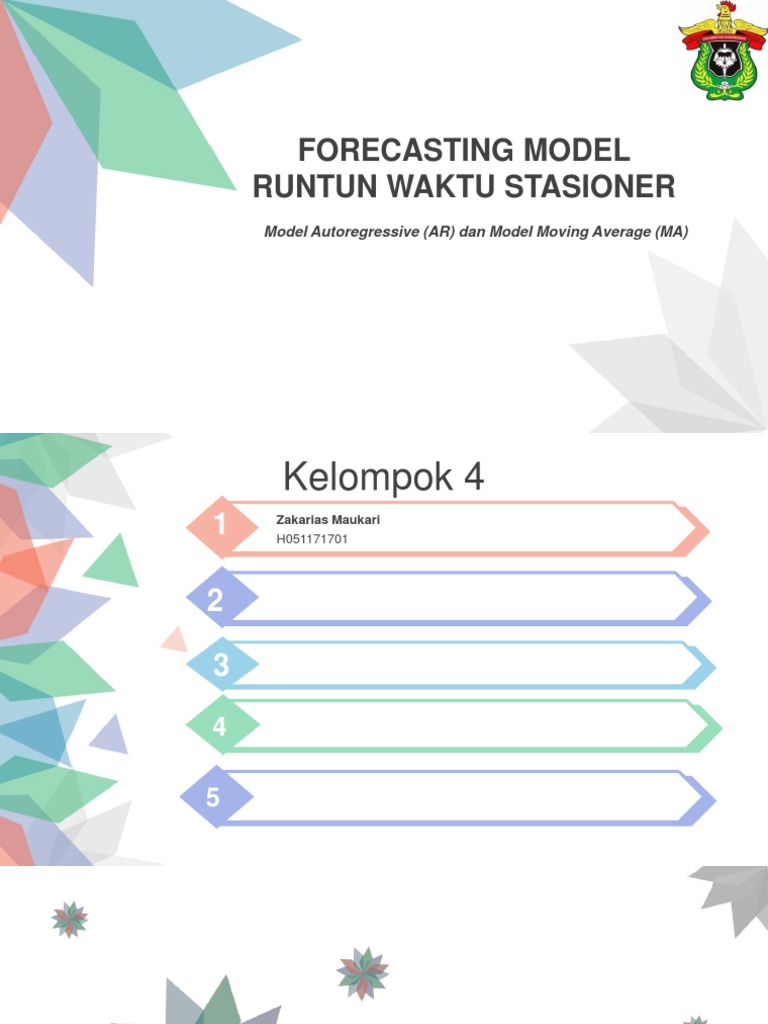 Forecasting Model Runtun Waktu Stasioner: Model Autoregressive (AR) Dan ...