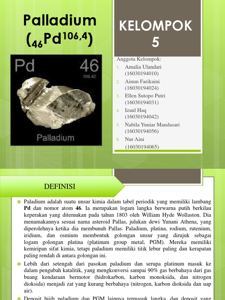 Palladium | PDF