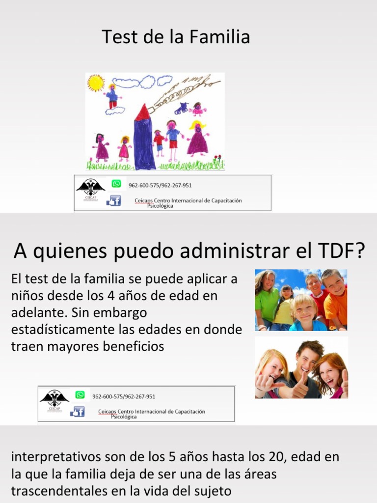 Test de La Familia | PDF | Color | El niño