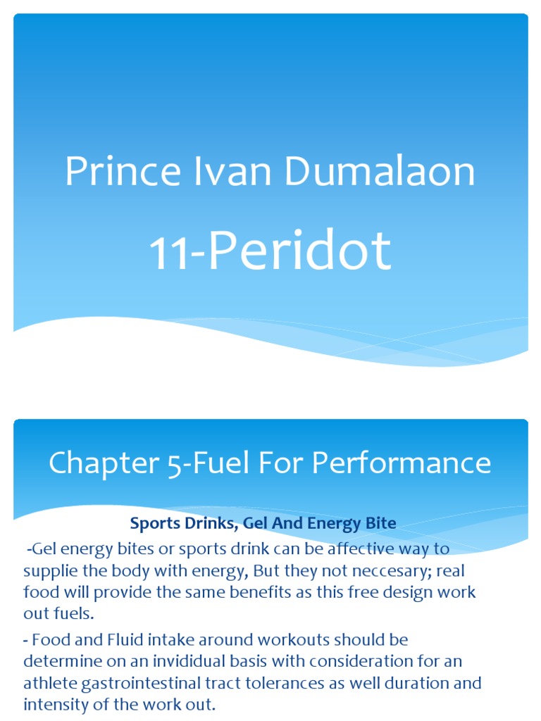 Fueling Performance Through Nutrition | PDF | Nutrition | Diet & Nutrition