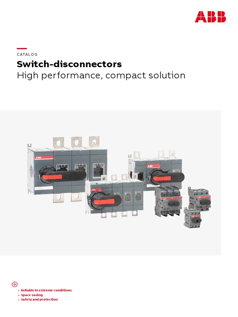 ABB Isolator Manual Mechanical PDF | PDF | Horsepower | Switch